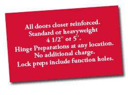 Door Specifications - Karpen Steel